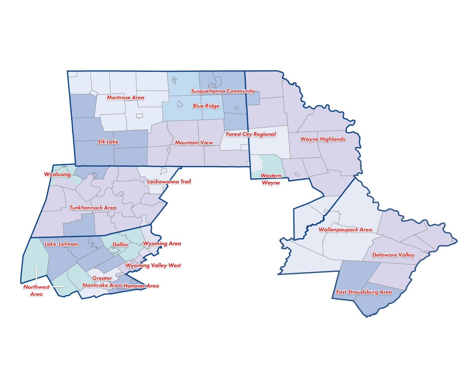 20th Senatorial District Map - Senator Baker